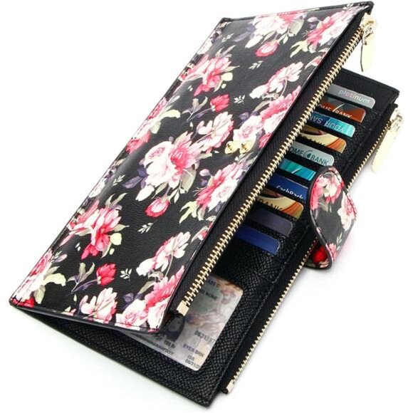 Other | Rfid Blocking Leather Slim Bifold Multi Card Organizer Wallet ...